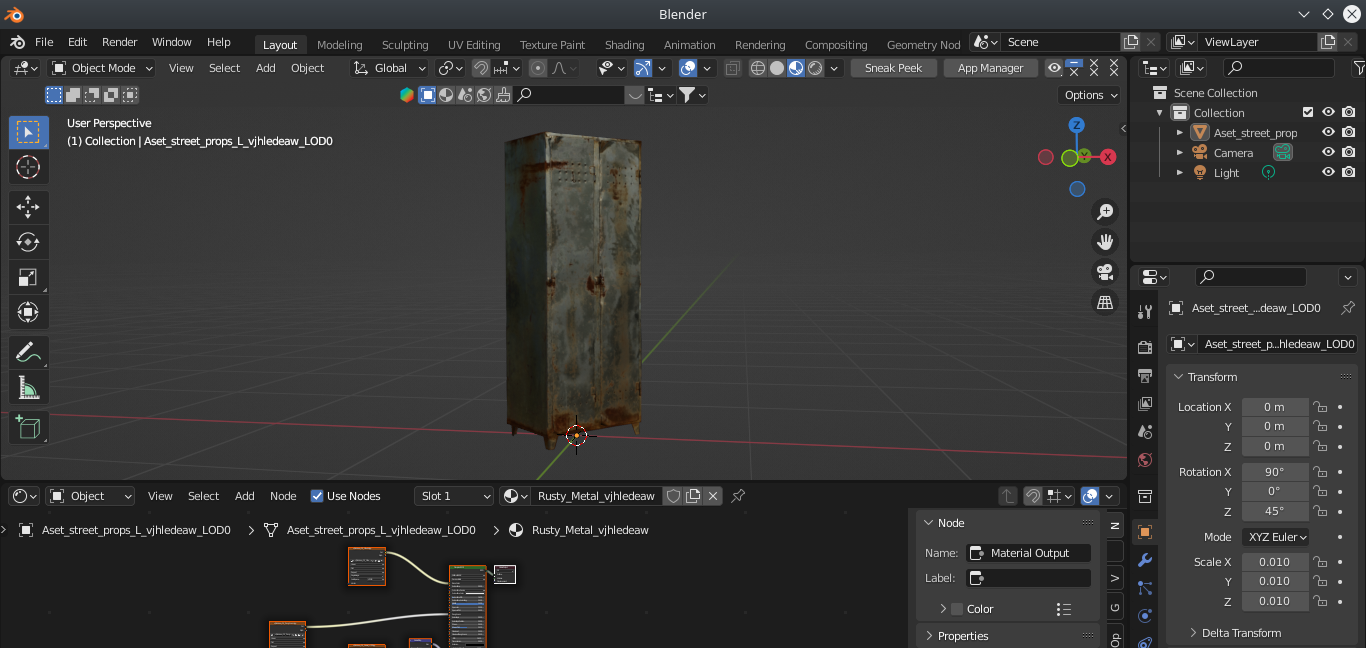 Rusty Metal Cabinet - 3D scan Quixel Megascans - Download Free 3D model ...