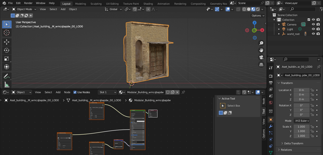 Modular Building Door (01) - 3D scan Quixel Mega - Download Free 3D ...