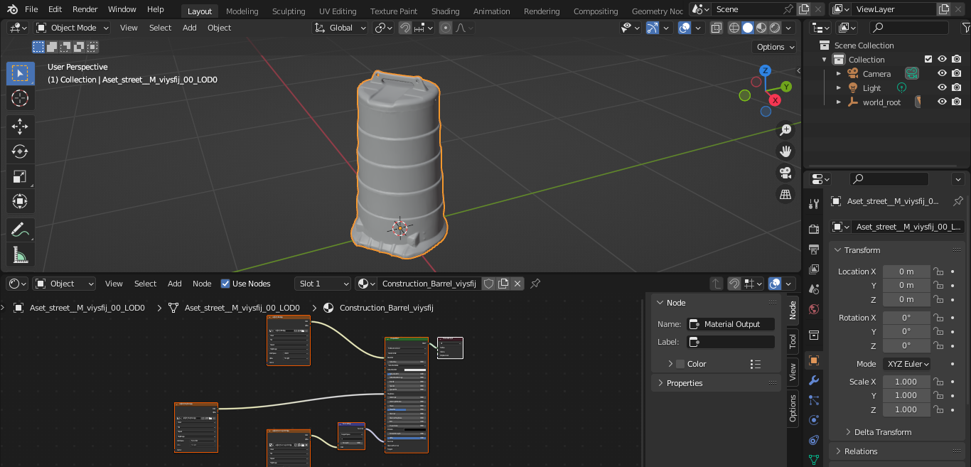 Construction Barrel - 3D scan Quixel Megascans - Download Free 3D model ...